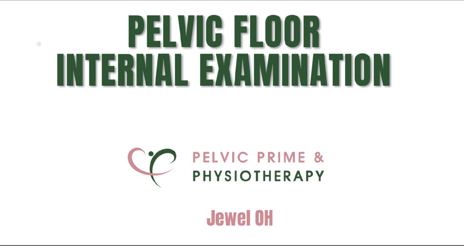 Internal Examination of Pelvic Floor | Pelvic Prime & Physiotherapy ...